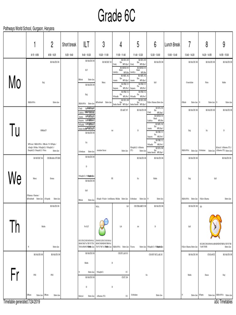 Grade 6C: Pathways World School, Gurgaon, Haryana | PDF