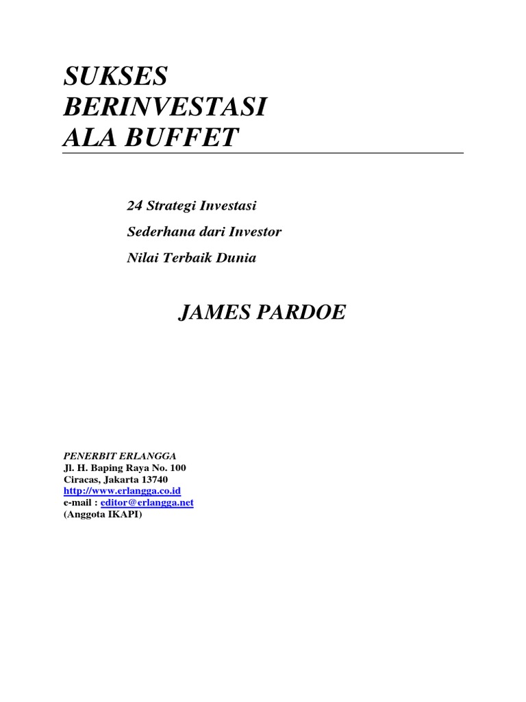 Investor Nilai - James Pardoe | PDF
