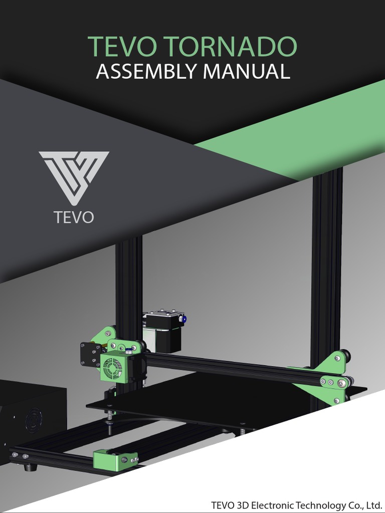 Tevo Tornado: Assembly Manual | PDF | Nut (Hardware) | Belt (Mechanical)