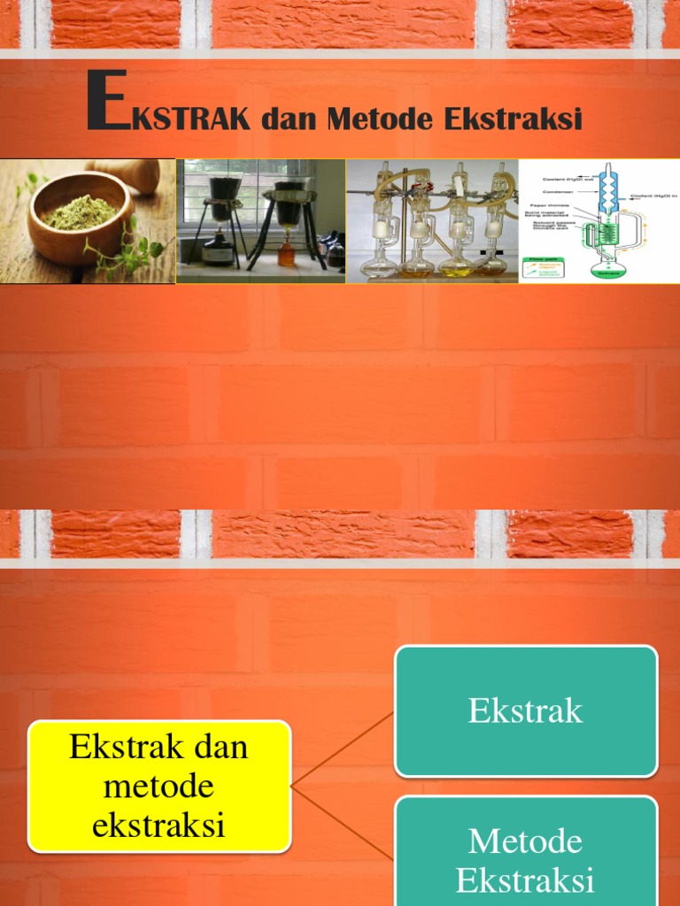Ekstrak & Ekstraksi | PDF