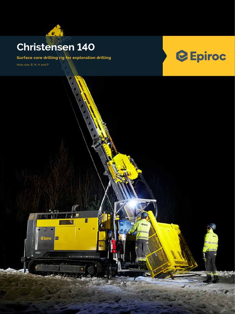 Christensen 140 | PDF | Drilling Rig | Drilling
