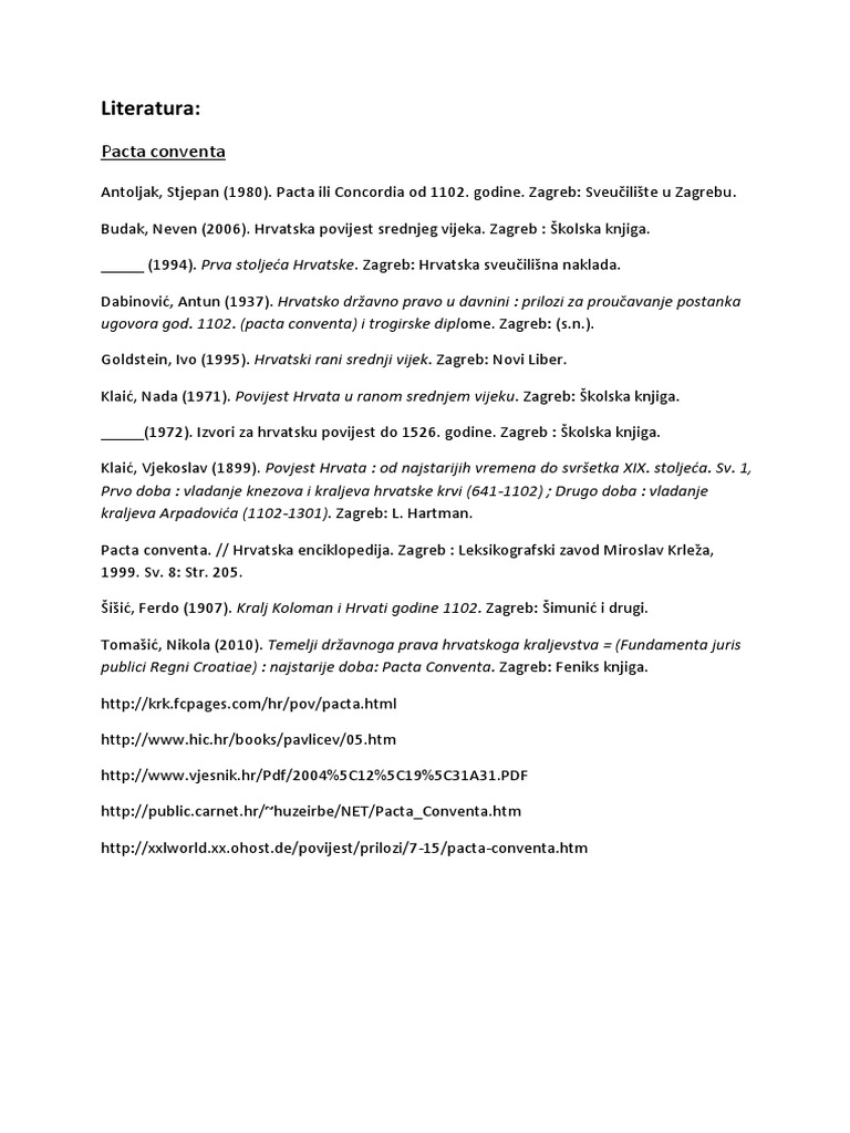 Pacta Conventa | PDF