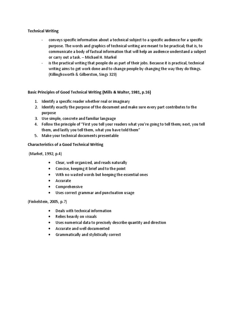 Technical Writing | PDF