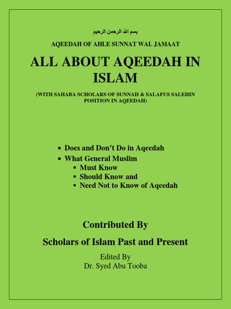 Aqeedah in Islam | PDF | God In Islam | Tawhid