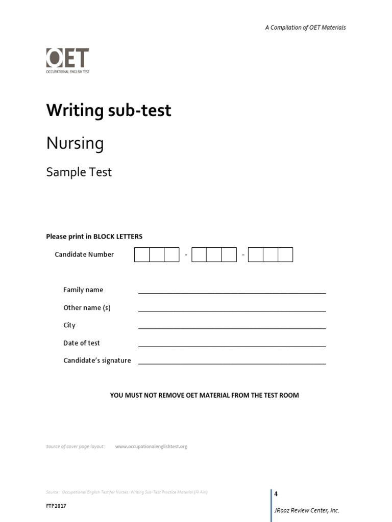 OET Writing Task - Nikki Grant | Download Free PDF | Obstetrics | Childbirth