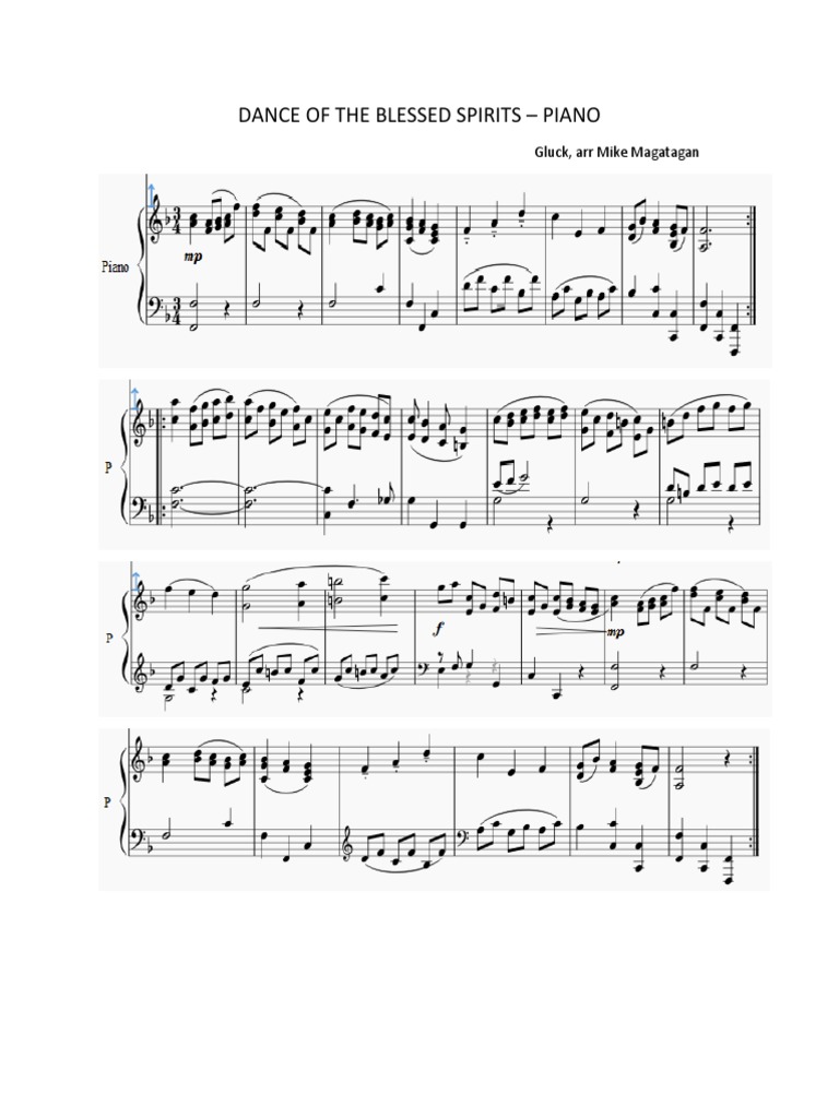 Dance of The Blessed Spirits | PDF