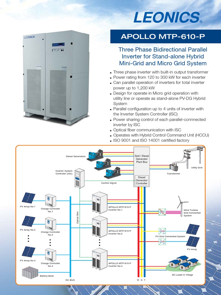 MTP 610 P 210 Manual Book Leonics | PDF | Power Inverter | Electric ...
