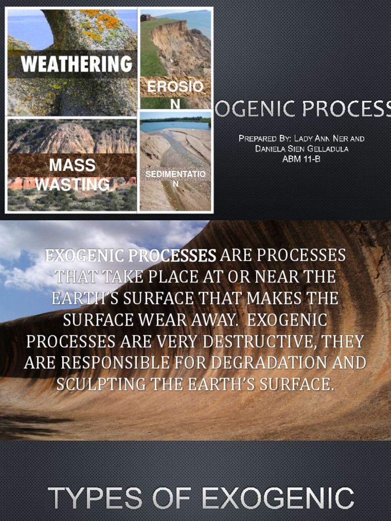 Exogenic Processes | PDF | Erosion | Weathering