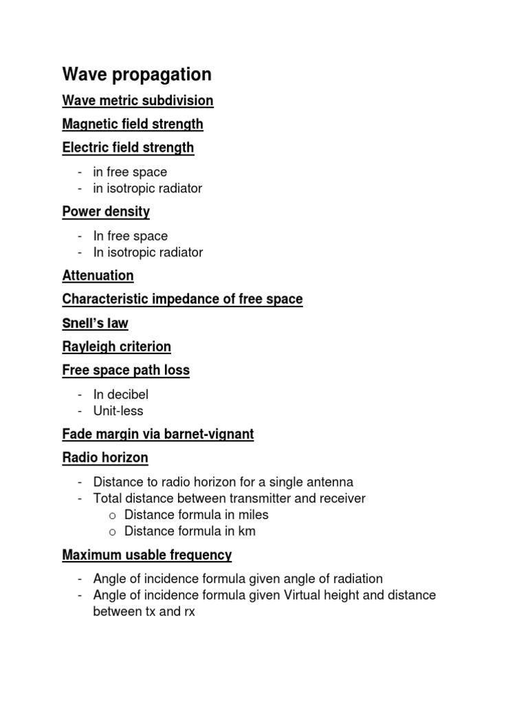 ESAT Formula | PDF | Antenna (Radio) | Transmission Line