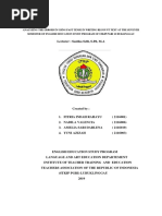 CELTA Assignment 1 TASK - Focus On The Learner | PDF | English Language ...