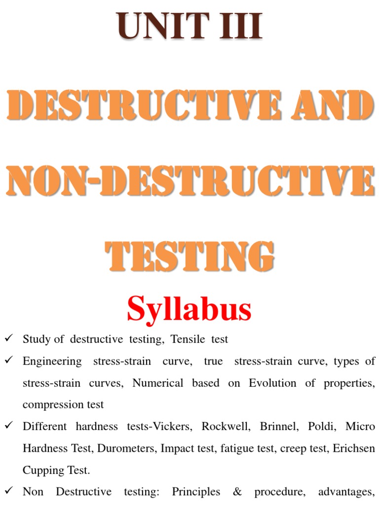 Unit - III | PDF | Deformation (Engineering) | Fracture