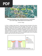 Porphyry Copper Vein Types Explained | PDF | Minerals | Geology