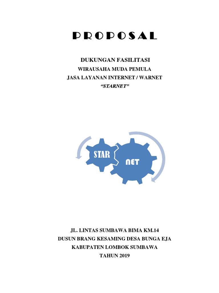 Proposal Warnet | PDF