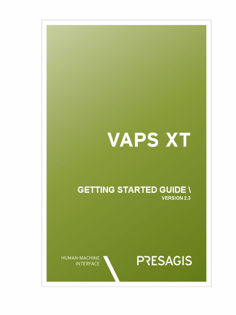 Vap S XT Getting Started | PDF | Library (Computing) | Computer Programming