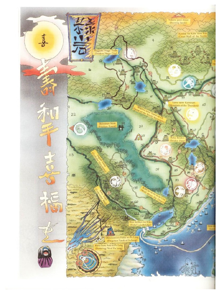 Legend of the Five Rings Rokugan Map