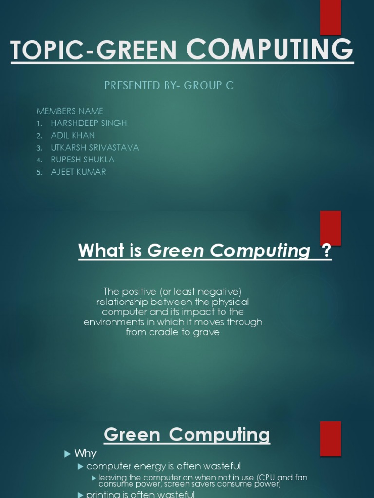 Green Computing | PDF | Electronic Waste | Computer Monitor