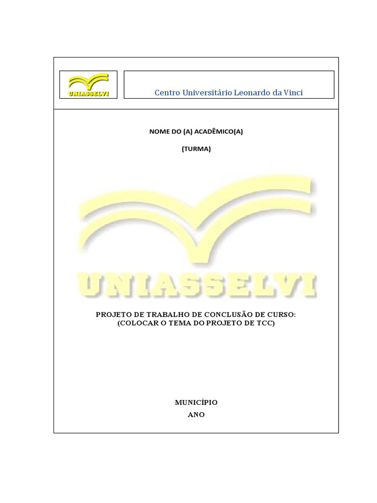 Modelo de TCC | PDF | Método científico | Teoria