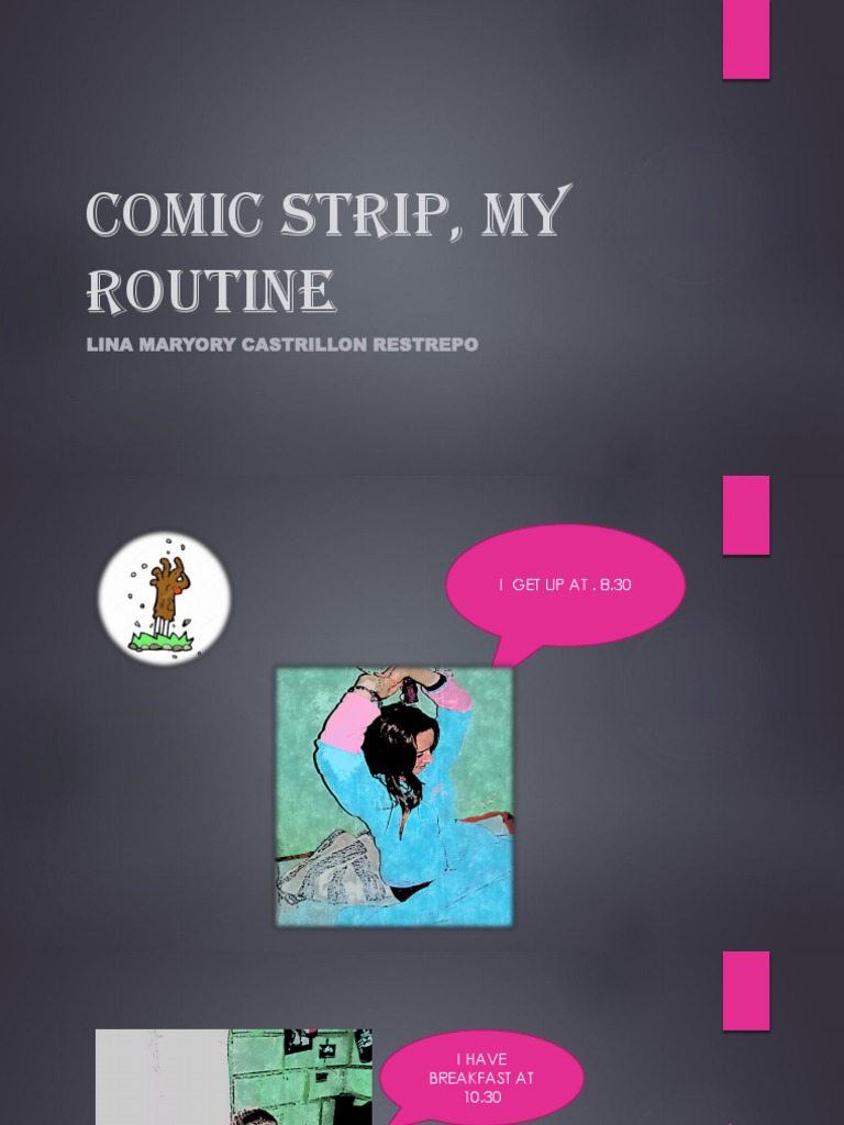 Comic Strip, My Routine | PDF
