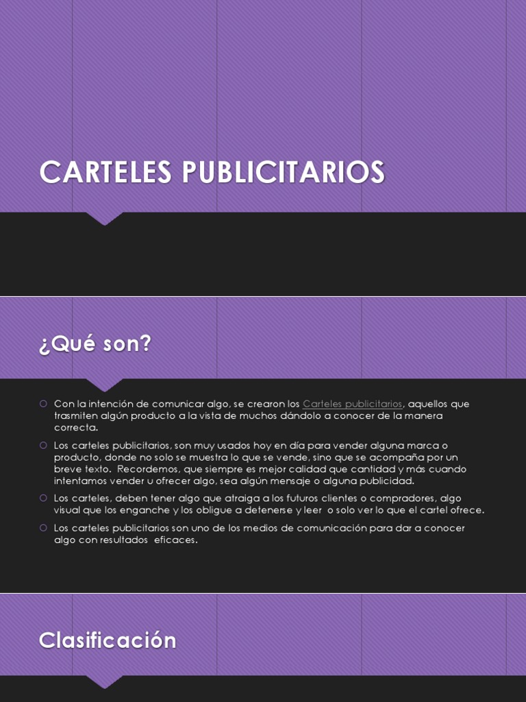 Carteles y Tipos de Carteles | PDF | Póster | Publicidad