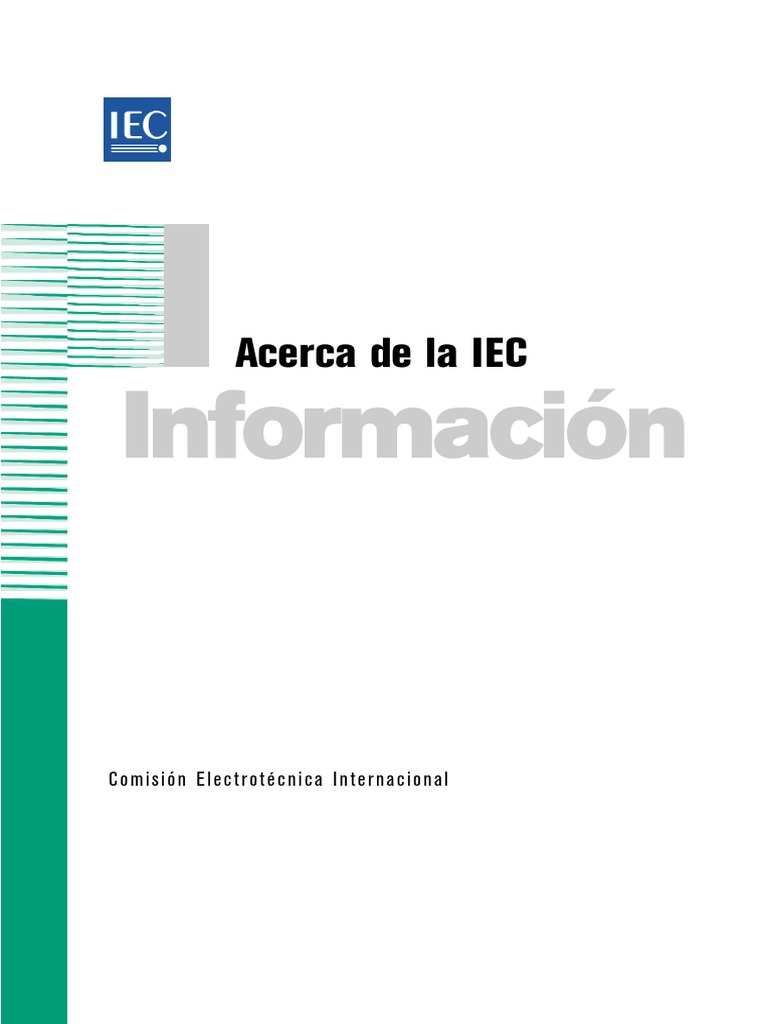 Norma Iec PDF | Comisión Electrotécnica Internacional | Organización ...