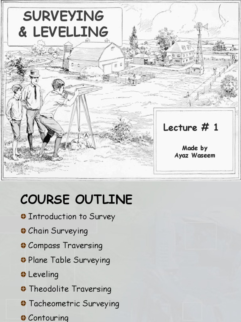 Survey Uet Lahore | PDF | Surveying | Map