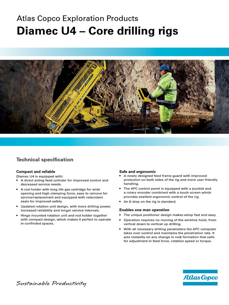 6991 1767 01b - Diamec U4 - LR | PDF | Drilling Rig | Mechanical ...