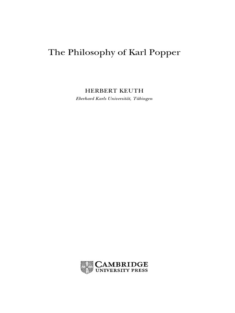 Karl Philosophy | PDF | Karl Popper | Rationalism