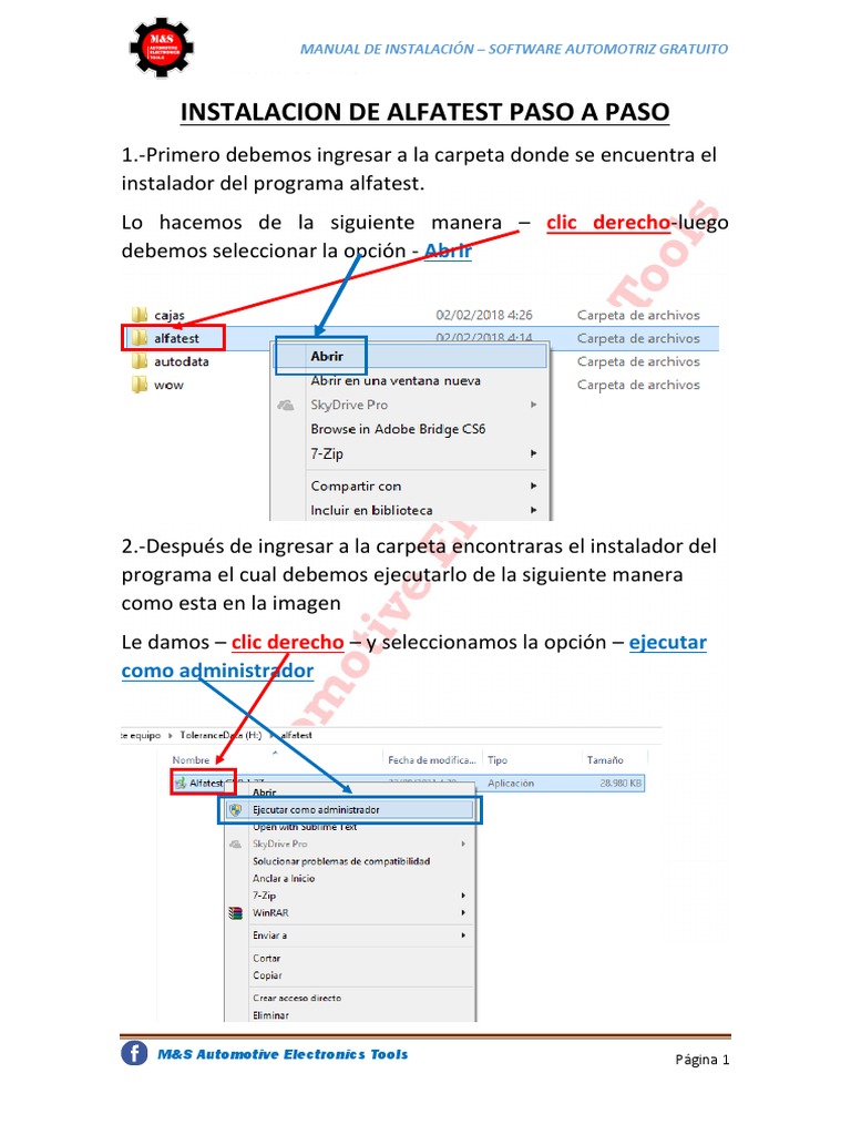 Nanual de Instalacion de Programas | PDF | Point and Click | Archivo de computadora