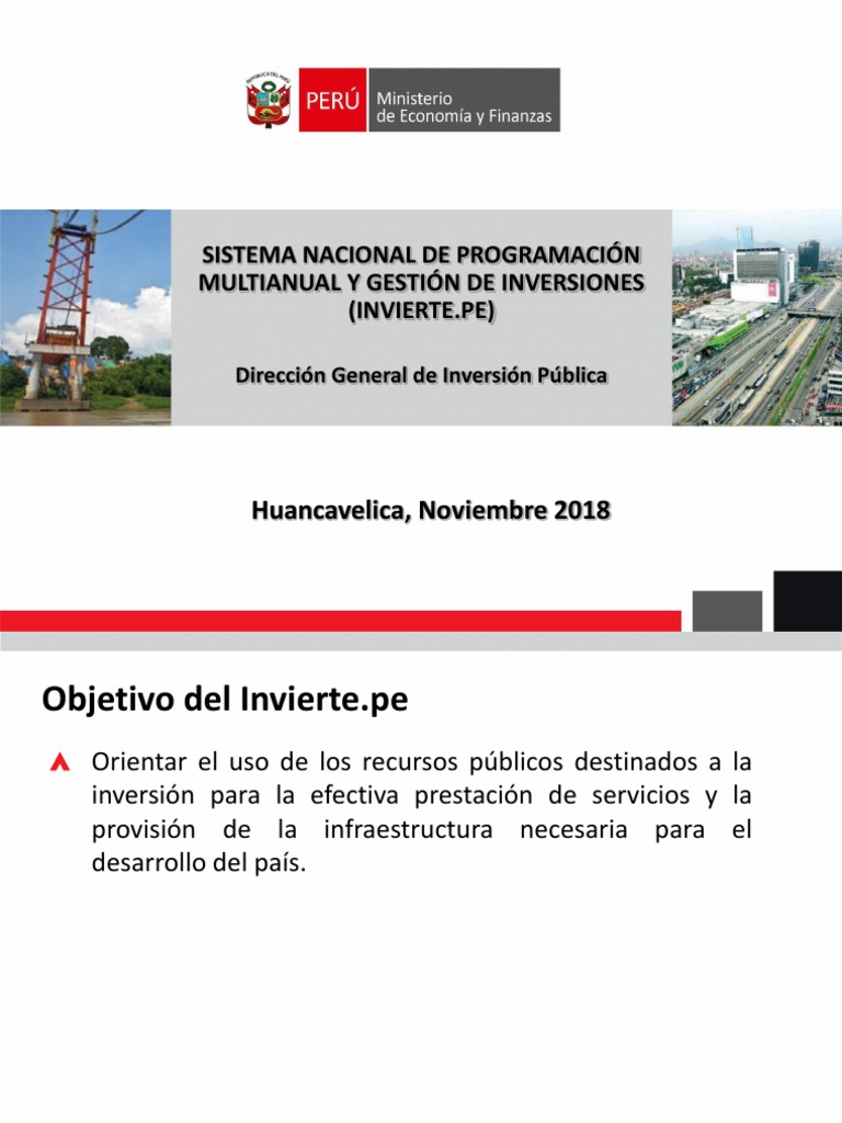 4 Invierte - Pe | PDF | Presupuesto | Inversiones