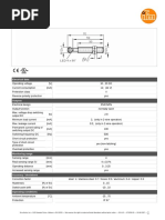 IFM Speed Relay DD0203 Data Sheet | PDF | Relay | Power Supply