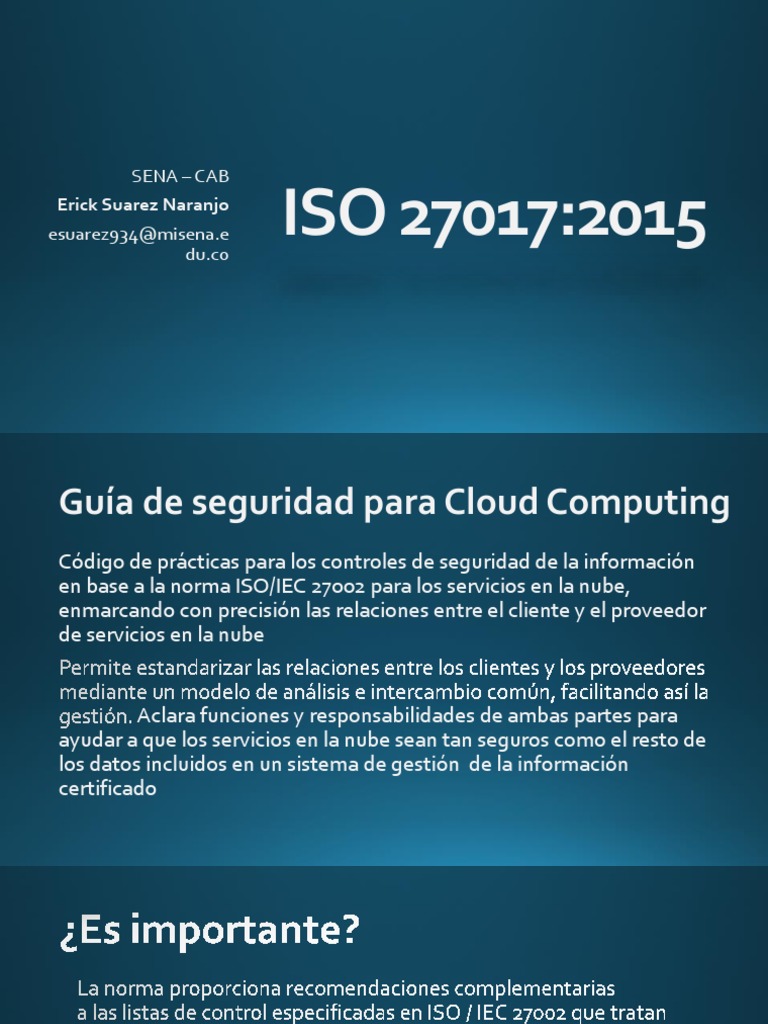 Iso 27017 | PDF