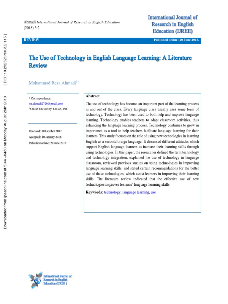 The Positive Effects of Technology On Teaching and Student Learning ...