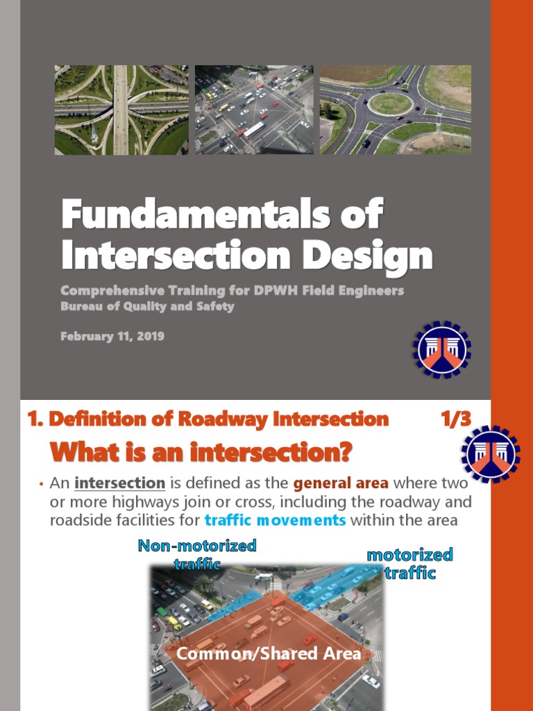 02 Fundamentals of Junction Design | PDF | Traffic | Intersection (Road)