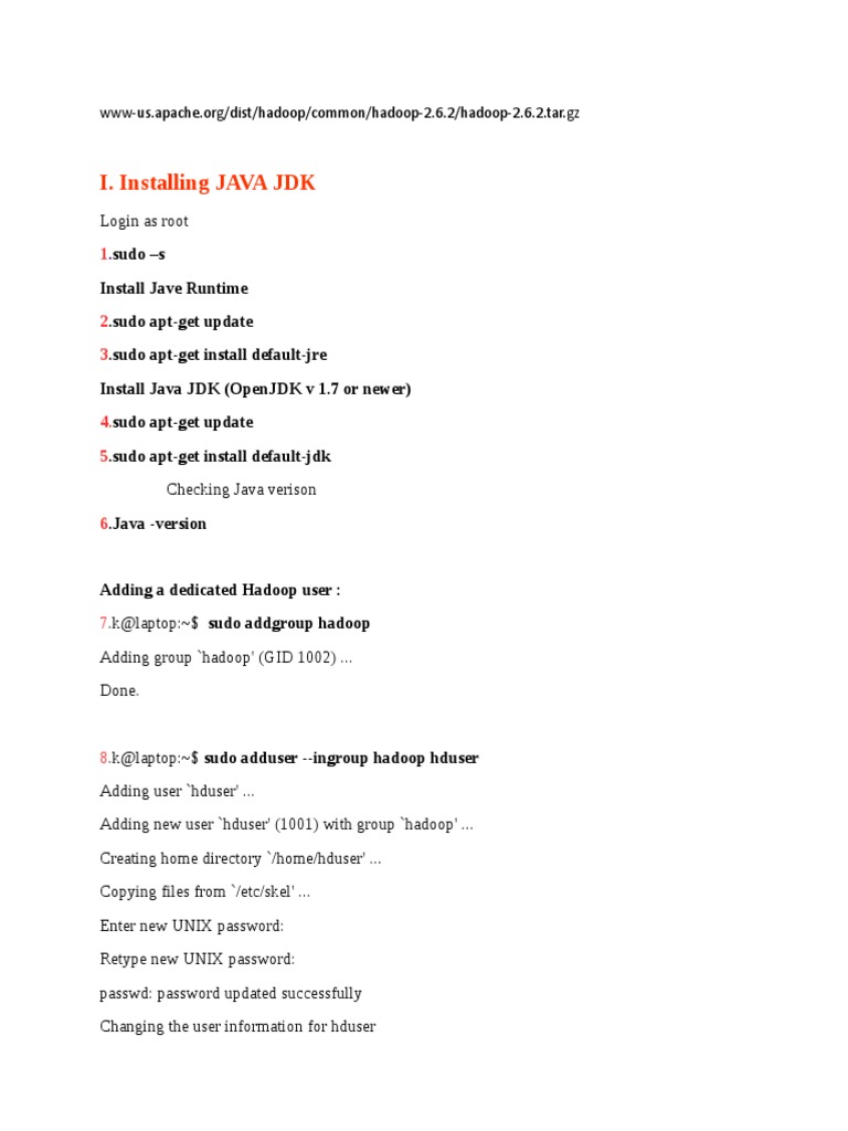 Updated CMD | PDF | Apache Hadoop | Secure Shell