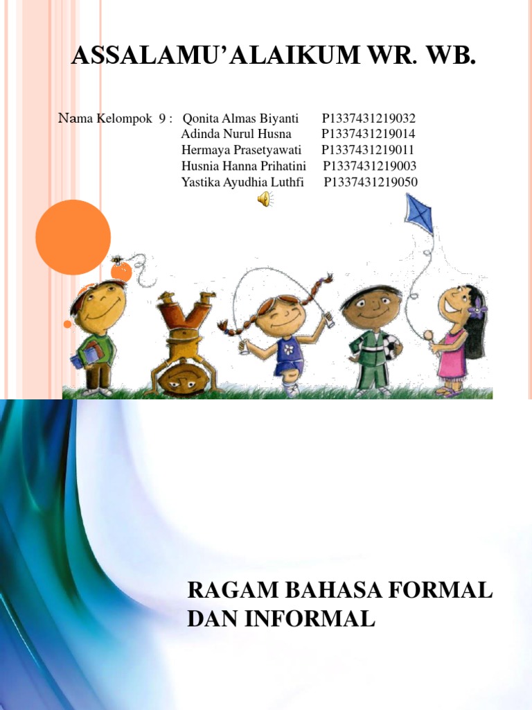 Ragam Bahasa Formal dan Informal | PDF