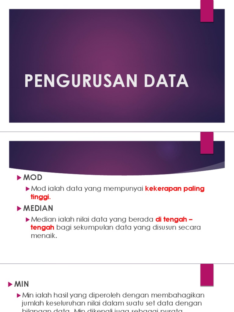 Pengurusan Data | PDF