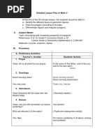 Detailed Lesson Plan in Grade 5 Mathematics | PDF | Prime Number ...