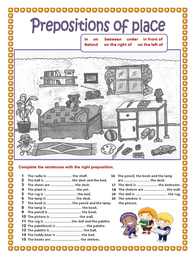 Prepositions of Place 2 - 58688 | PDF