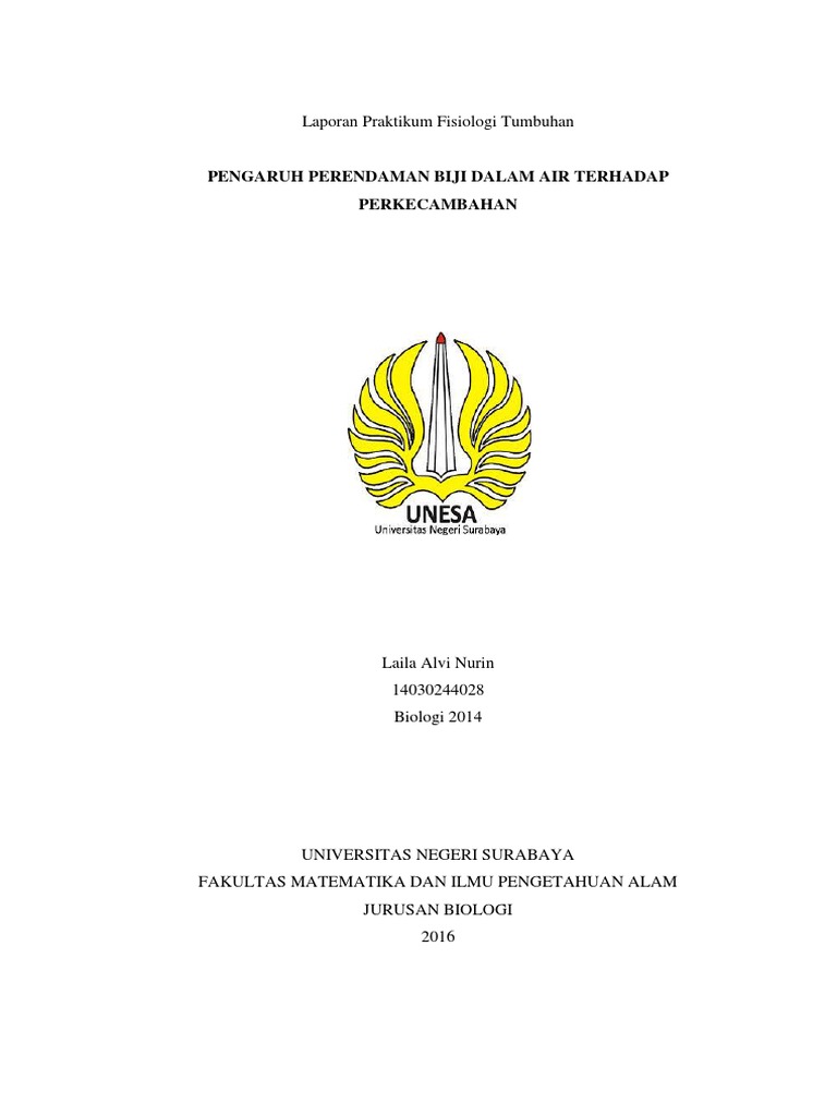Pengaruh Perendaman Biji Dalam Air Terhadap Perkecambahan | PDF