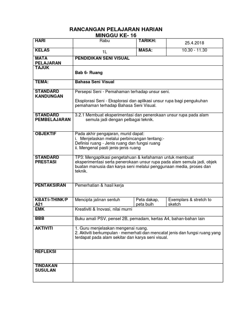 PSV F1 Ruang | PDF