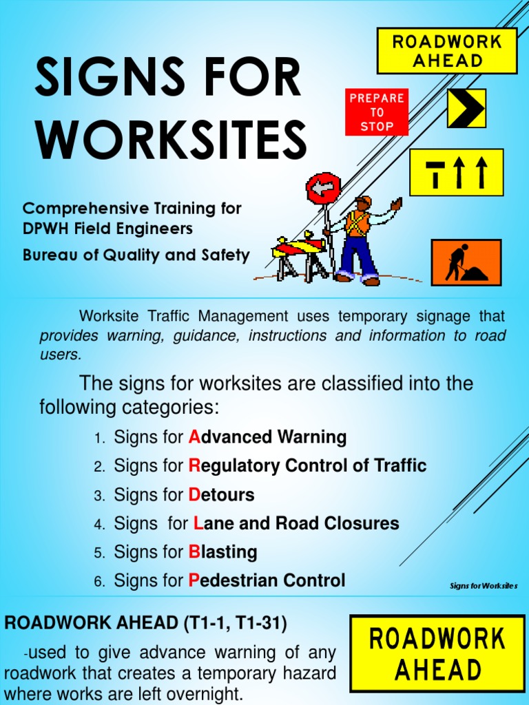 Module 4.2 Signs For Worksites 46 | PDF | Speed Limit | Traffic