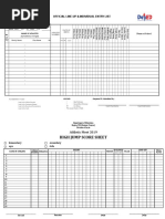 Athletics Score Sheet | PDF | Track And Field | Athletics