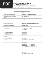 Contoh Format SPPD Perjalanan Dinas | PDF