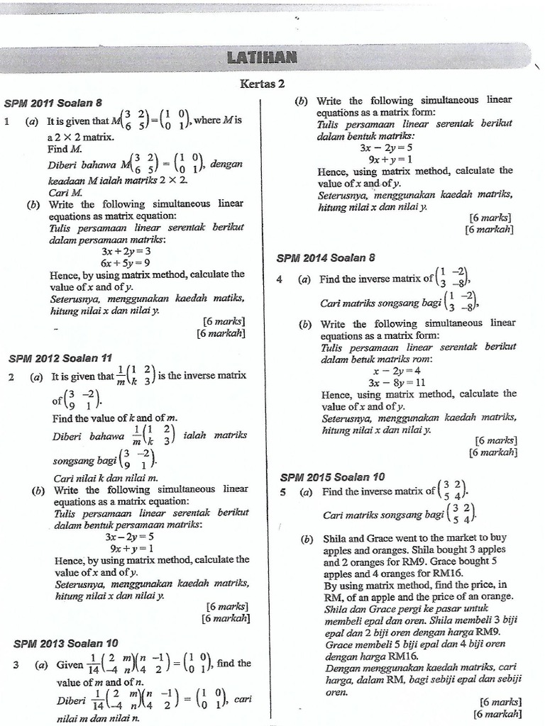 Matriks PDF | PDF