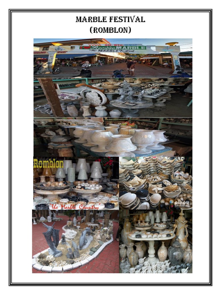 Marble Festival (Romblon) | PDF