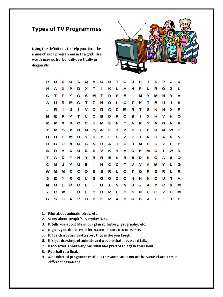 Types of TV Programmes PDF | PDF