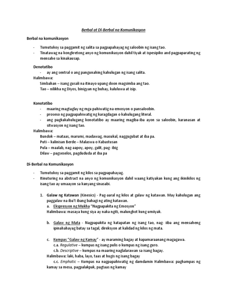 Berbal at Di Berbal | PDF