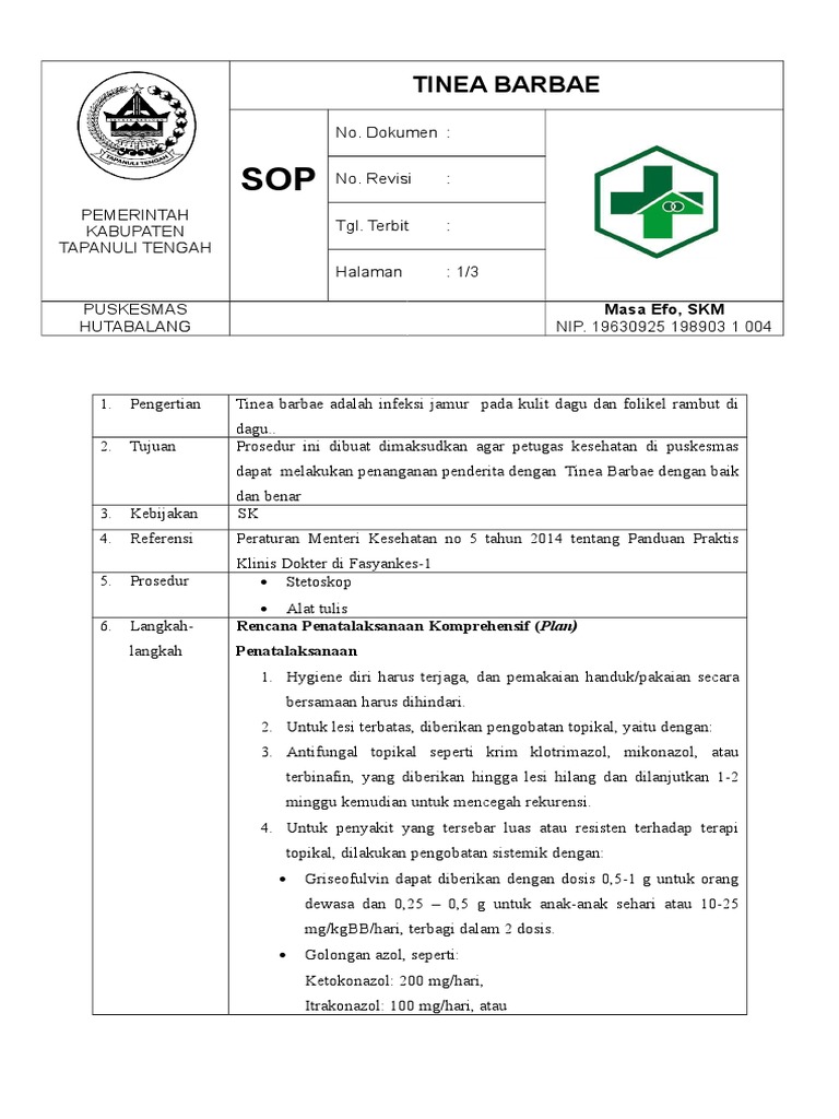 Tinea Barbae | PDF