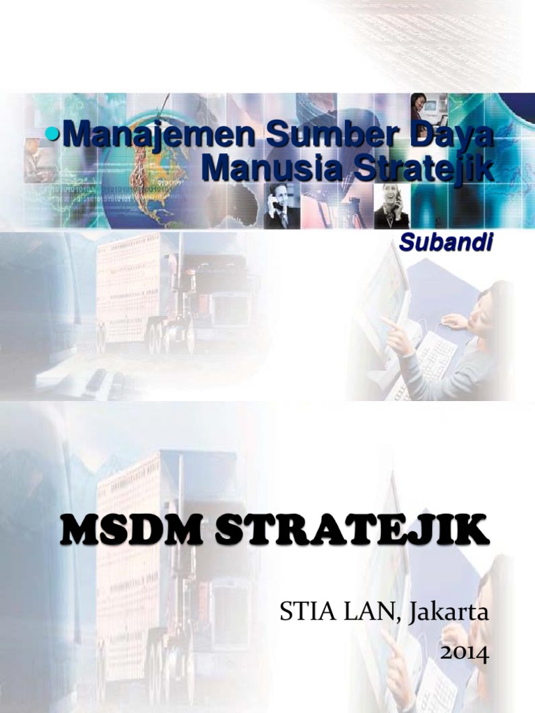 Konsep dan Proses MSDM Stratejik | PDF