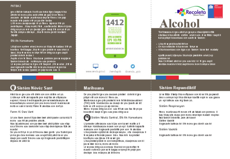 Triptico Alcohol | PDF | Cannabis